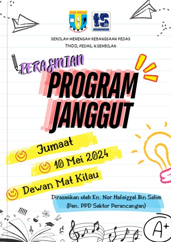 BUKU PROGRAM PERASMIAN PROGRAM JANGGUT - aliaazman Flip PDF | AnyFlip