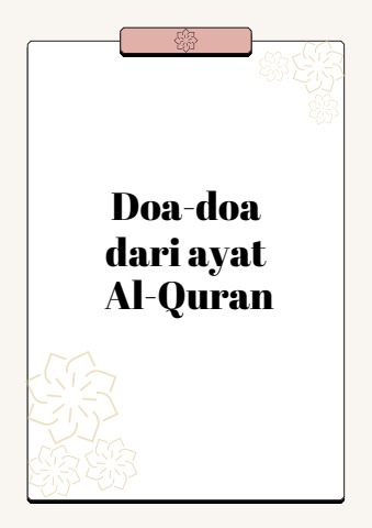 Doa-Doa dari Al-Quran - anisarifah101 Flip PDF | AnyFlip