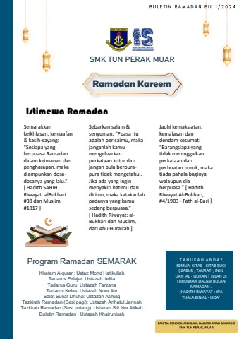 BULETIN RAMADAN bil 1-2024 - KHAIRUNISAK BINTI AHMAD TUMAMI Moe Flip ...