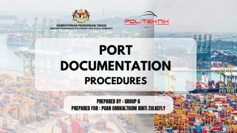 PORT DOCUMENTATION PROCEDURES - F1001 AINNUR Flip PDF | AnyFlip