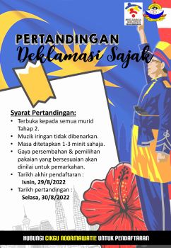 POSTER PERTANDINGAN BULAN KEMERDEKAAN 2022 - nadia rahim Flip PDF | AnyFlip