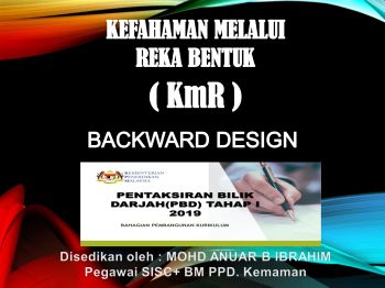 kefahaman melalui reka bentuk kmr pbd - senirahamat | Membalik PDF ...