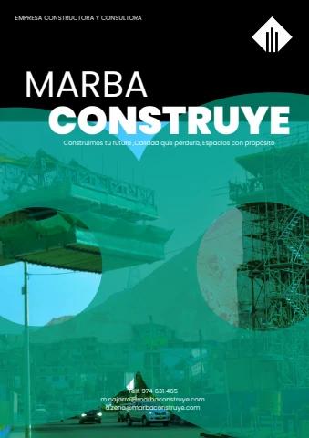 Brochure - MARBA CONSTRUYE