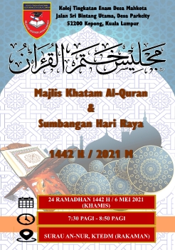 Buku Program Majlis Khatam Al-Quran 2021 - MOHAMAD AFIQ BIN ANUAR ...