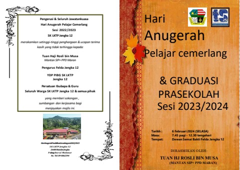 BUKU PROGRAM HARI ANUGERAH KECEMERLANGAN - Suhazliey Rahim Flip PDF ...
