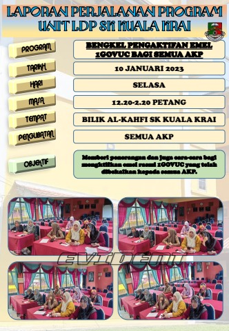 LAPORAN PERJALANAN PROGRAM LDP JANUARI-JUN 2023 - ahmadyusoff81 Flip PDF | AnyFlip