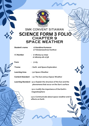 Science Form 3 Chapter 9 and 10 Folio - Tishaleneeshree Kanthan Flip ...