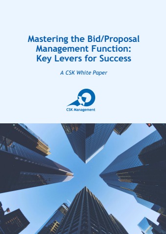 Mastering Bid Proposal Management - Key Levers for Success - A CSK ...
